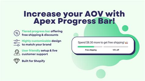 Apex Cart Progress Bar Motivate Your Customers To Spend More Apex Progress Bar Shopify