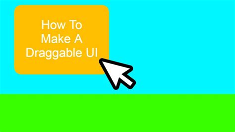 How To Make A Draggable UI YouTube