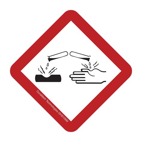 Ghs Corrosion Symbol Label