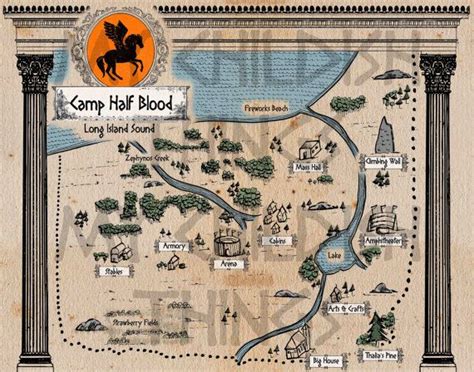 Percy Jackson Maps Camp Half Blood Artofit