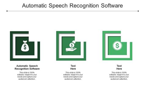 Automatic Speech Recognition Software Ppt Powerpoint Presentation Pictures Visual Aids Cpb