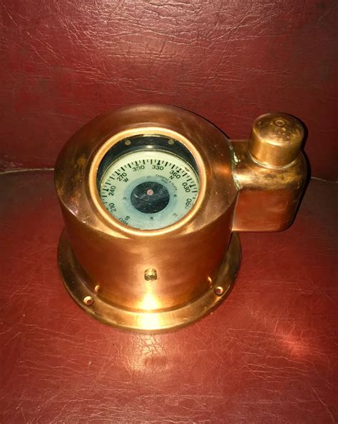 Small Vintage Boat Compass At Herman Genovese Blog