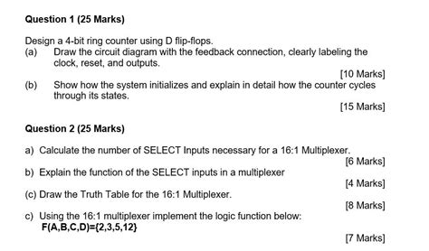 Solved Please Write Clearly Part By Partquestion 1 25