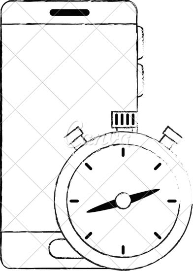 Chronometer Timer With Smartphone 素材 Canva可画