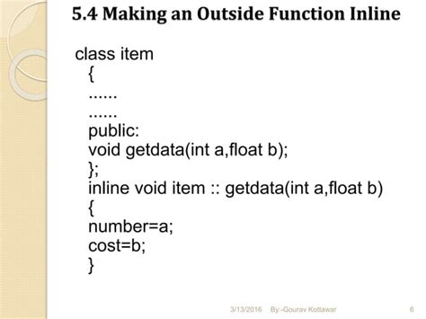 classes and objects in cpp pptx