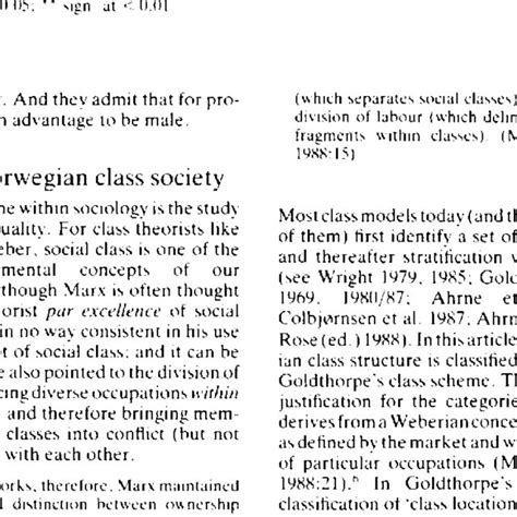 Market And Work Situations By Occupational Sex Segregation Download