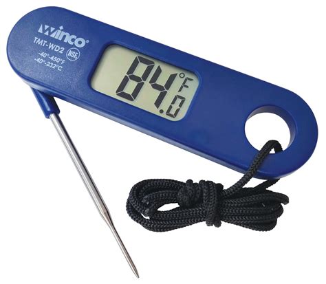 Winco Tmt Wd2 Digital Thermometer Folding Probe 40° To 450°f Lionsdeal