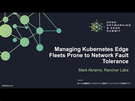 Free Video Managing Kubernetes Edge Fleets Prone To Network Fault