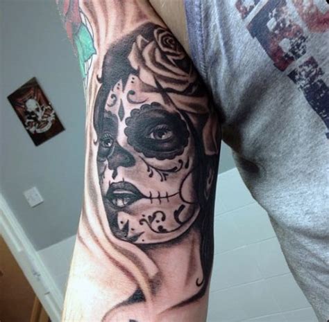 67 Day Of The Dead Tattoos For Men