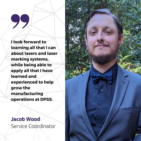 Dpss Lasers On Linkedin Introducing Jacob Wood Jacob Is Our New