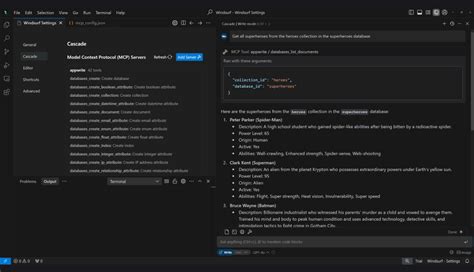 appwrite mcp and windsurf editor docs appwrite