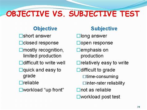 Subjective Vs Objective Differences Between Objective Vrogue Co