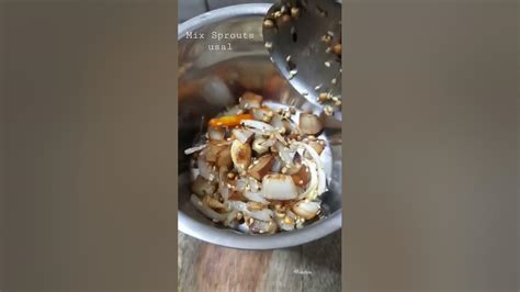 Mix Sprouts Usal Misal Healthyrecipes Youtube
