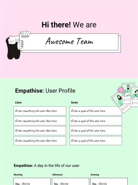 Presentation Template Slides The Design Thinking Workshop Kit Pdf