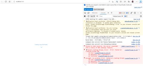 Call To 3000createthread1 Fails With 504 Gateway Timeout In Chat