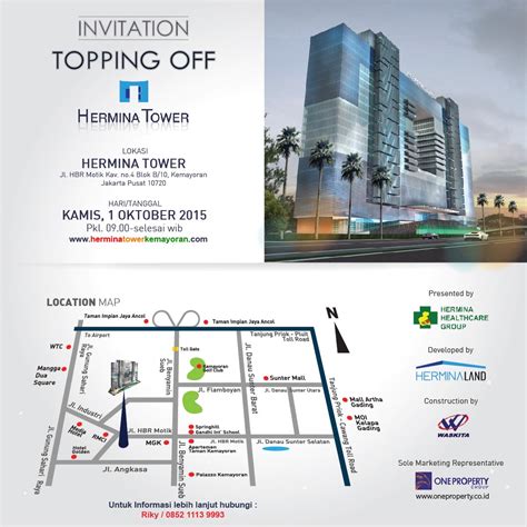 Hermina Tower Premium Office Space Undangan Topping Off Hermina Tower