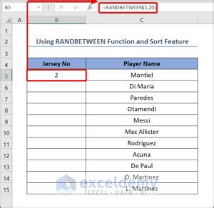 How To Randomize List Of Names In Excel Easy Methods