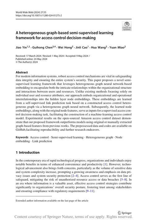 pdf a heterogeneous graph based semi supervised learning framework