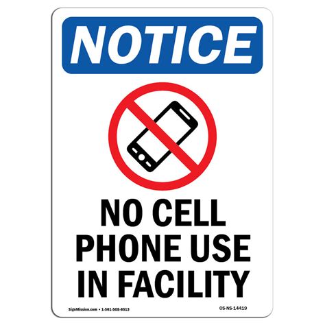 Signmission No Cell Phone Use Sign With Symbol Wayfair