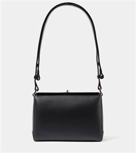 Plan C Folded Medium Leather Shoulder Bag Plan C