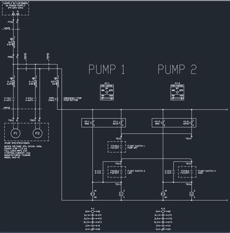 Control Sump Pump Schematic Diagram 2 Pumps 3 Float Switches Electrical Engineering Stack