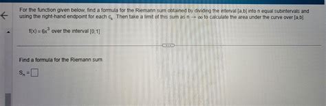 Solved For The Function Given Below Find A Formula For The Chegg