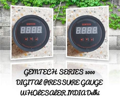Gemtech Series 3000 Digital Pressure Gauge With Alarm Range 0 To 750