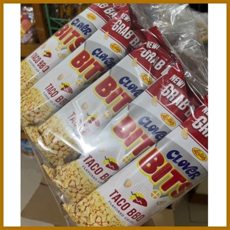 Clover Bits Taco Flavor Bits Og 10pcs Per Balot Shopee Philippines