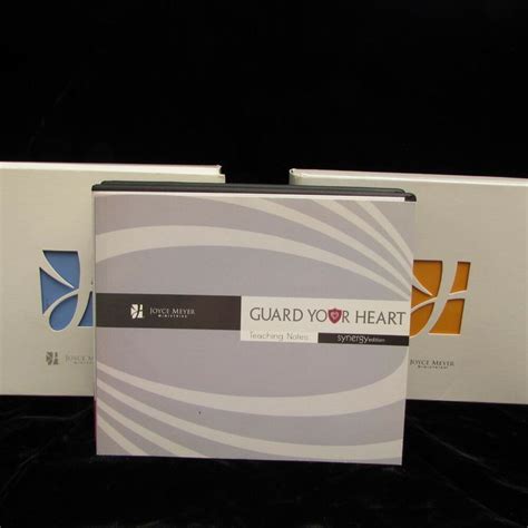 Joyce Meyer 3 Synergy Cd Dvd Teaching Notes Guard Your Heart Enjoy Life
