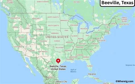 Where Is Beeville Tx Location Map Of Beeville Texas