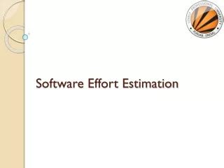PPT Effort Estimation PowerPoint Presentation Free Download ID 5490106