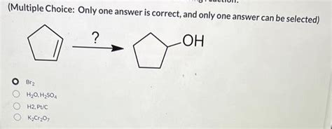 Solved Multiple Choice Only One Answer Is Correct And