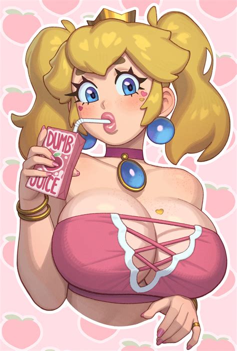 Princess Peach Mario Drawn By Riz Danbooru