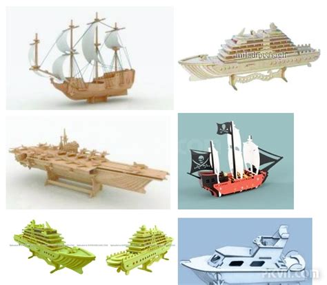 Tổng hợp các loại Thuyền Mẫu cắt CNC tạo hình File Cdr Dxf Vector com