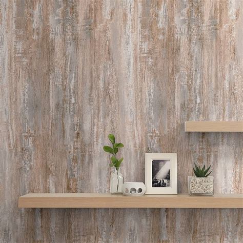 Vintage Wood Wallpaper Designs Vintage Self Adhesive Wood Wallpaper