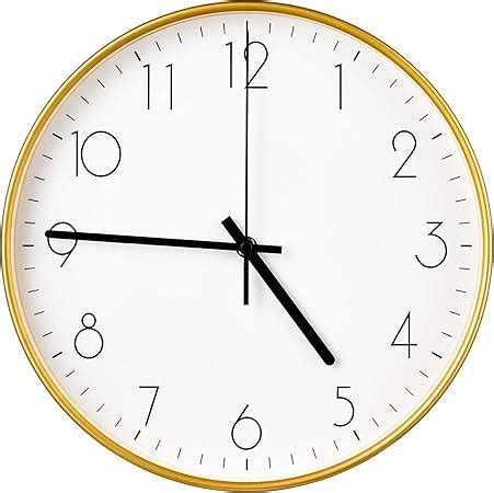 Zgrmbo 12” Atomic Analog Wall Clock Battery Operated Large