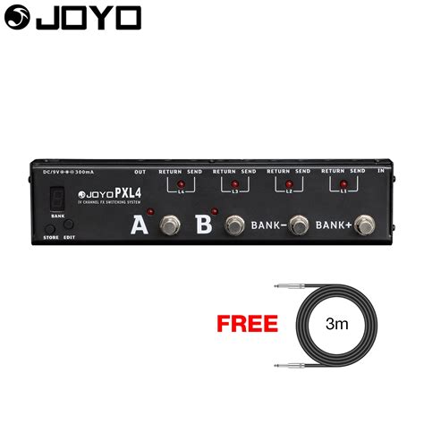 JOYO Multi Effects Guitar Effect Pedal Switcher Looper Programmable Loop True Bypass PXL