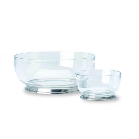 Match Round Crystal Bowl Small Gracious Style