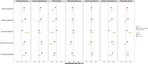 Hypothalamic Volume Is Associated With Age Sex And Cognitive Function