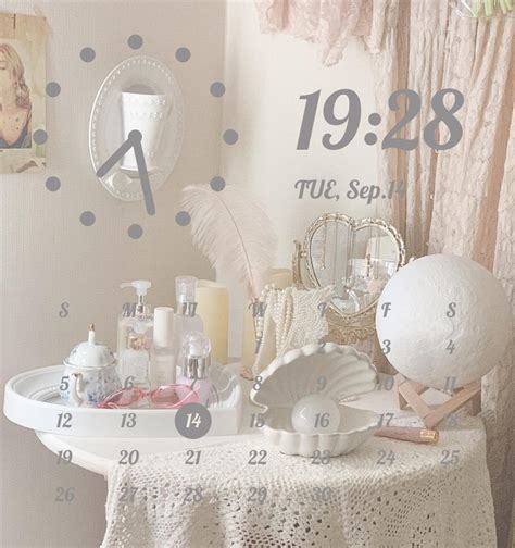 Room Clock Widget 4TB9ilfROSLsZFtLZZk6 For IPhone Android By Mimi Somi WidgetClub