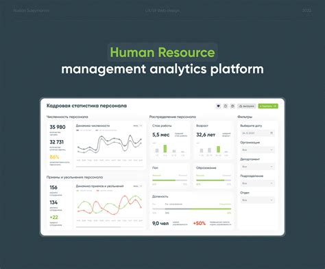 Hr Management Analytics Platform On Behance