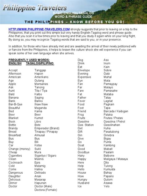 Pdf Learn Basic Tagalog Filipinopdf Dokumentips