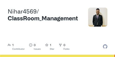 Github Nihar4569classroommanagement