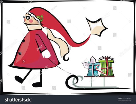 Santa Clauses Assistant Ts Stock Vector Royalty Free 62580478