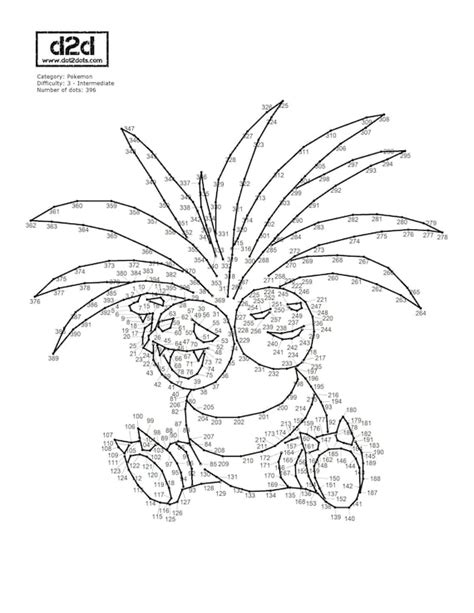 Pokemon Hard Dot To Dot Printables