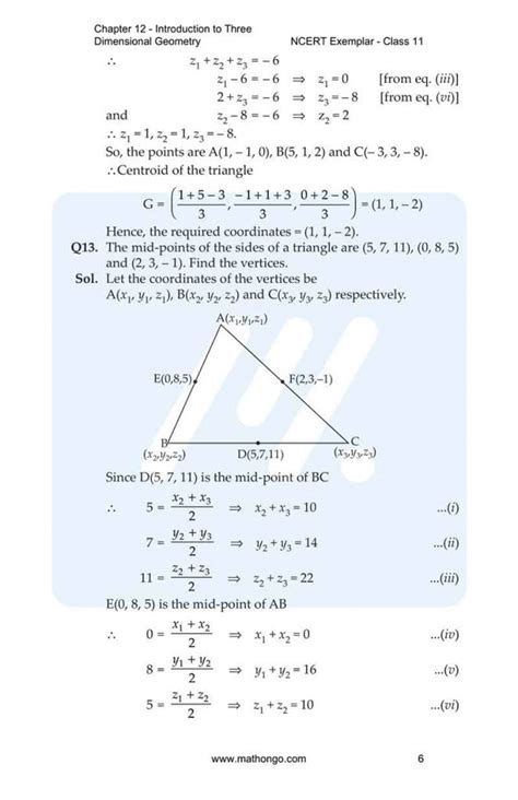Ncert Exemplar For Class 11 Maths Chapter 12 Mathongo