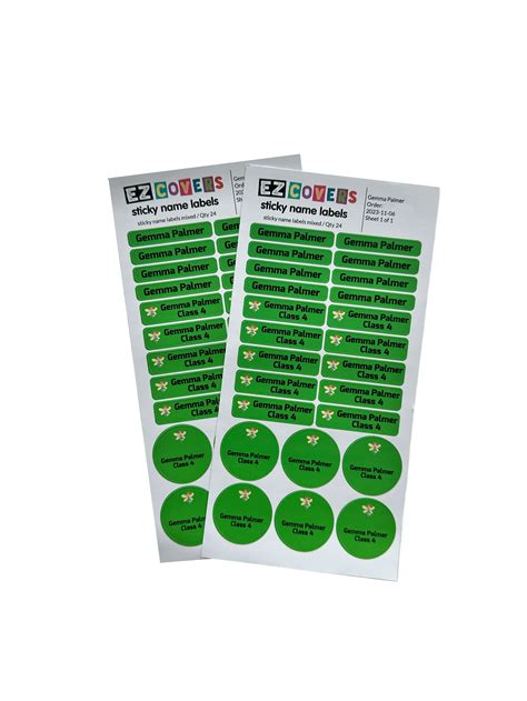 Personalised Mixed Labels Ez Covers Australia