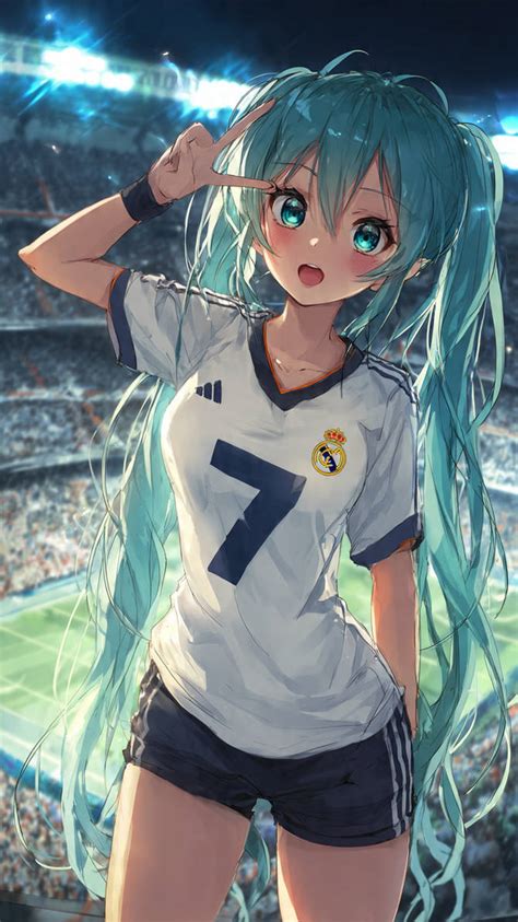 Miku Luvs Football By Darrenmontenegro On Deviantart