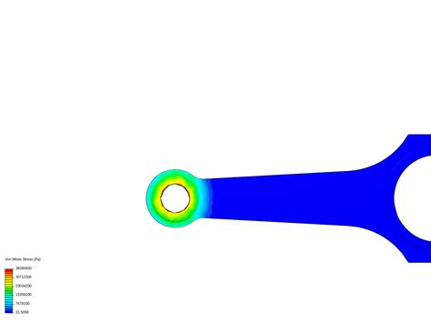Tutorial 1 Connecting Rod Stress Analysis By Prasanna001 Simscale