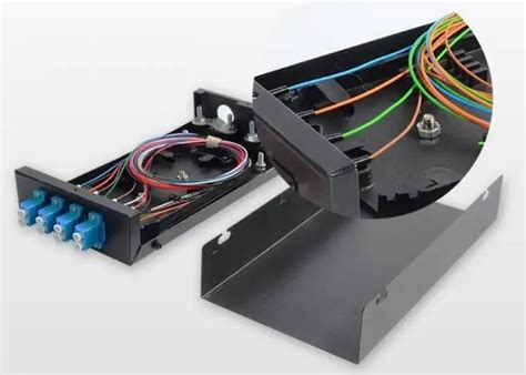 4 Port Fiber Optic Patch Panel Efficient Network Management